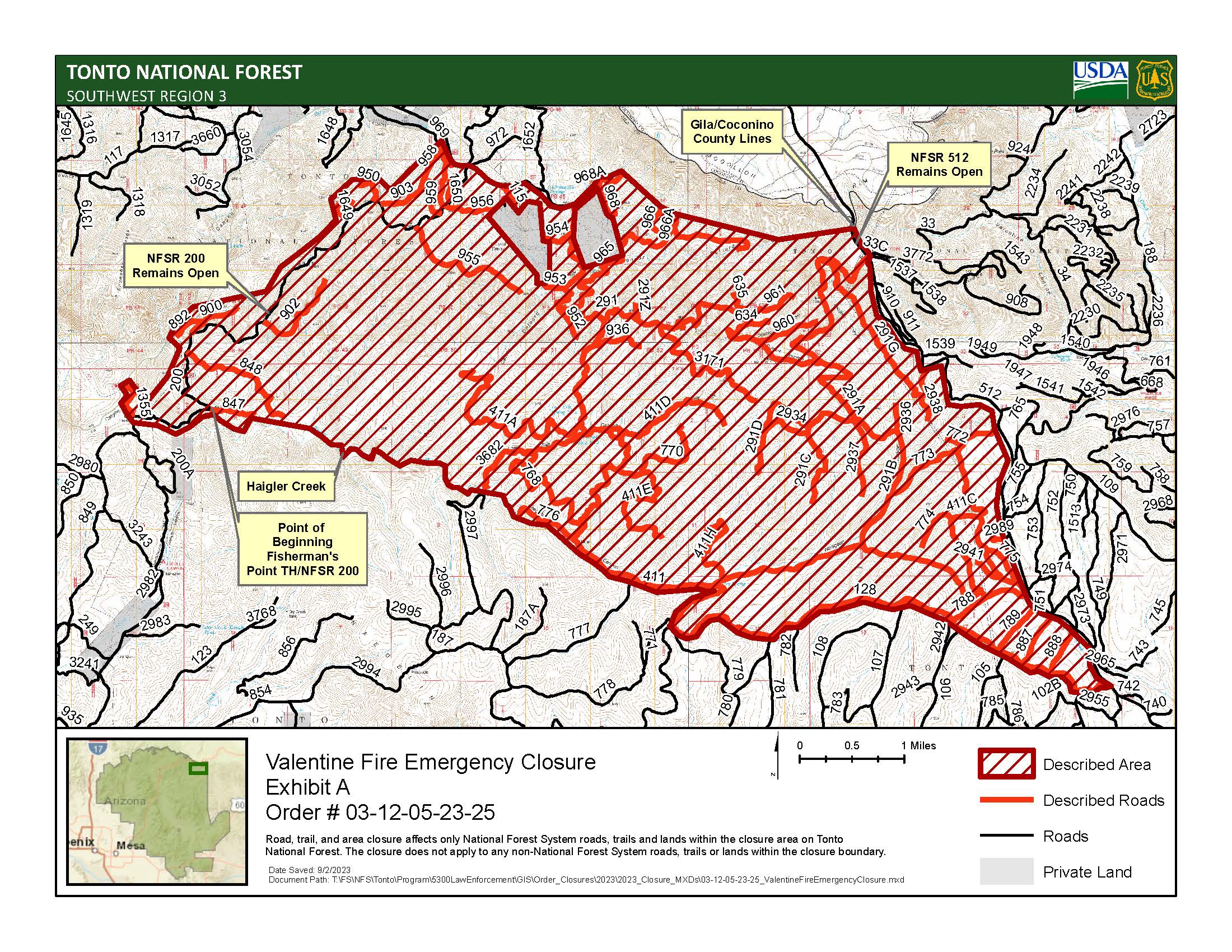 Tonto National Forest Map Pdf