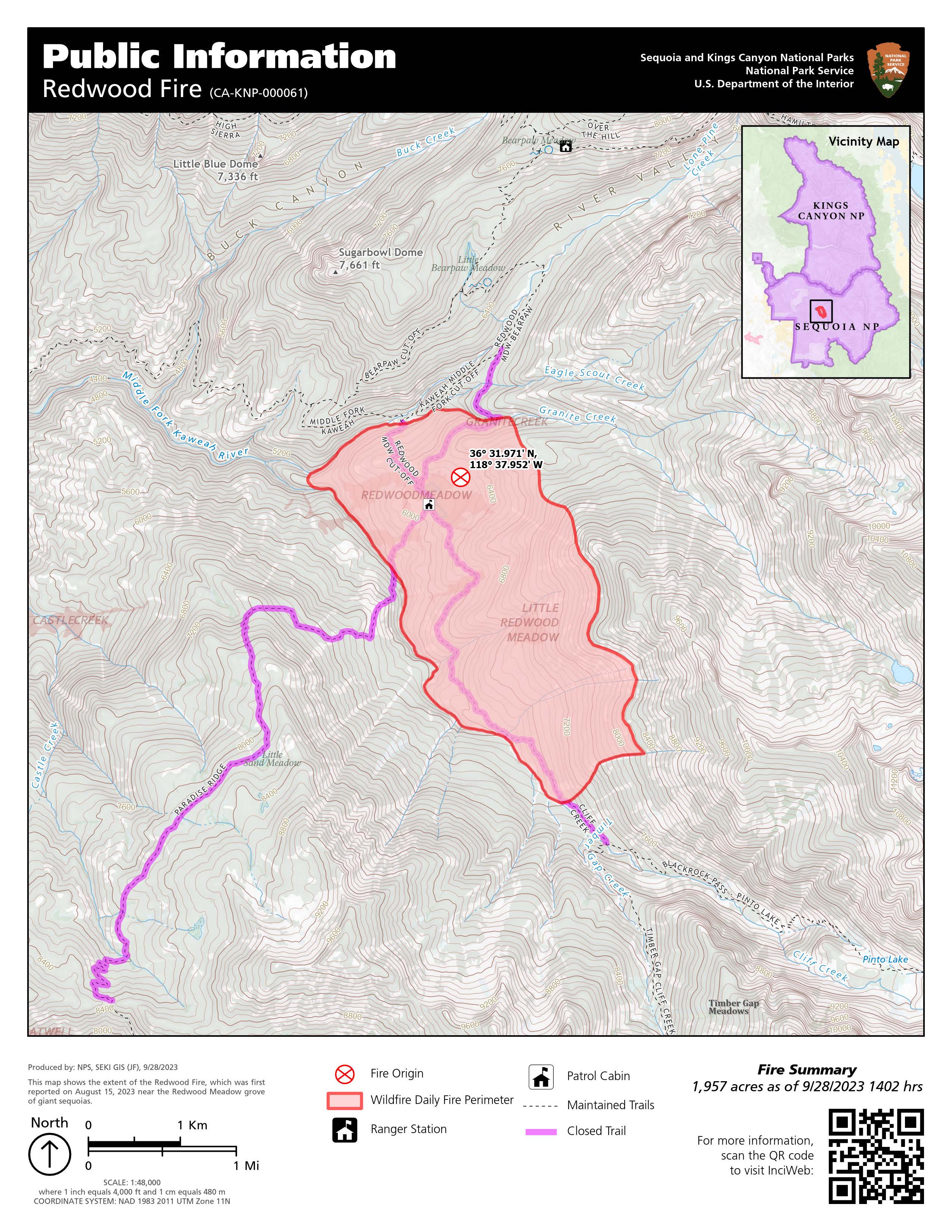 Caknp Redwood Fire Information | InciWeb