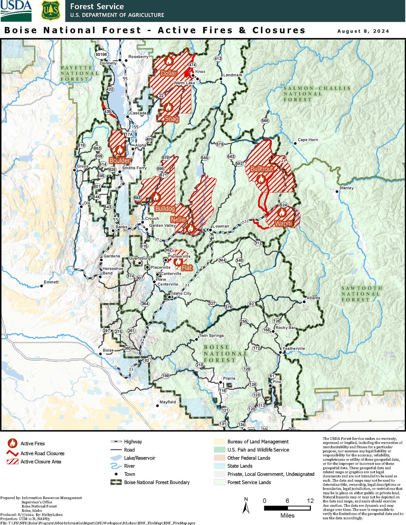 Fire Updates Aug 10, 2024 | The Yellow Pine Times