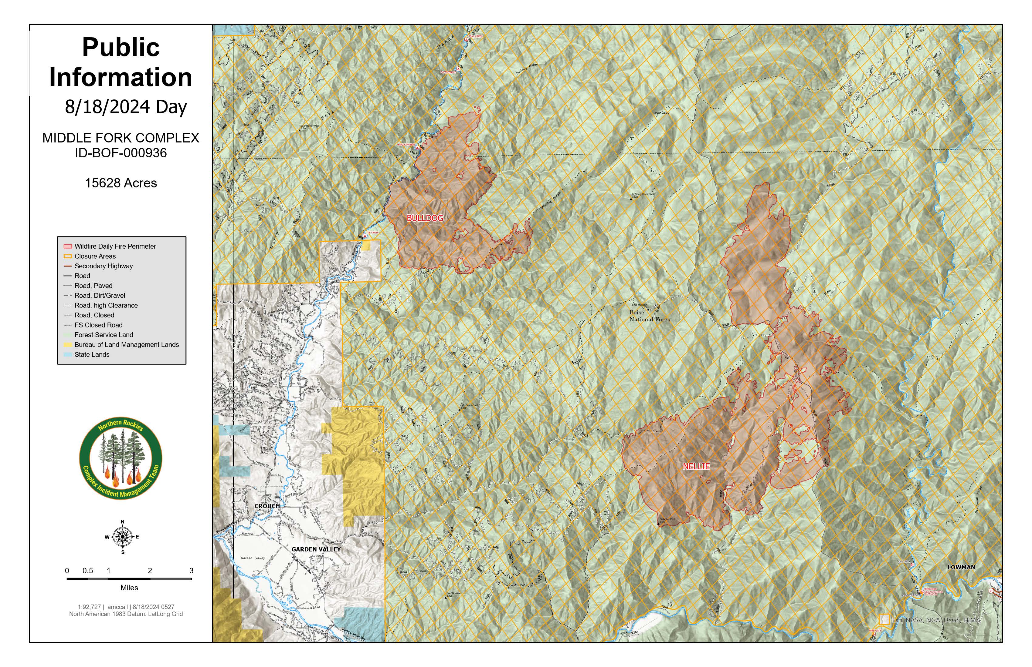 Fire General Update Aug 18, 2024 | The Yellow Pine Times