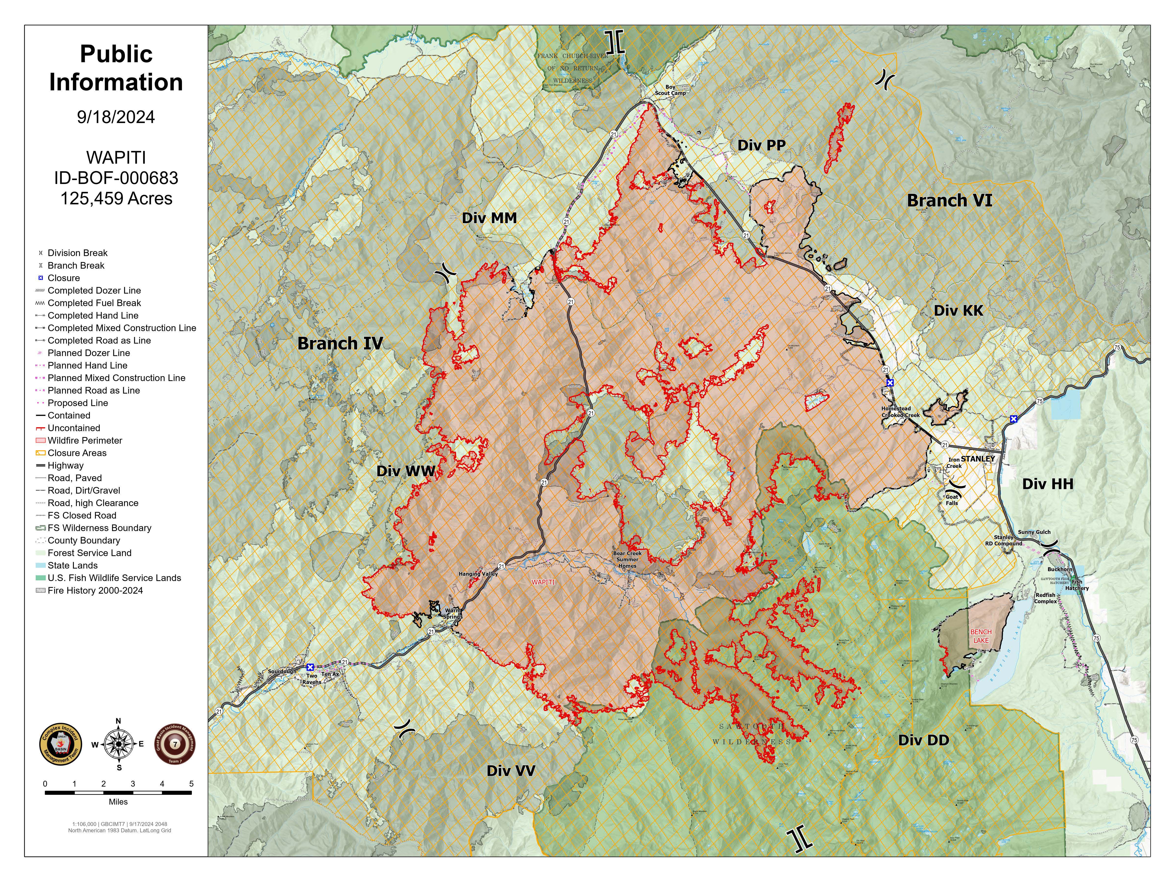 Fire Road Update Sep 19, 2024 | The Yellow Pine Times