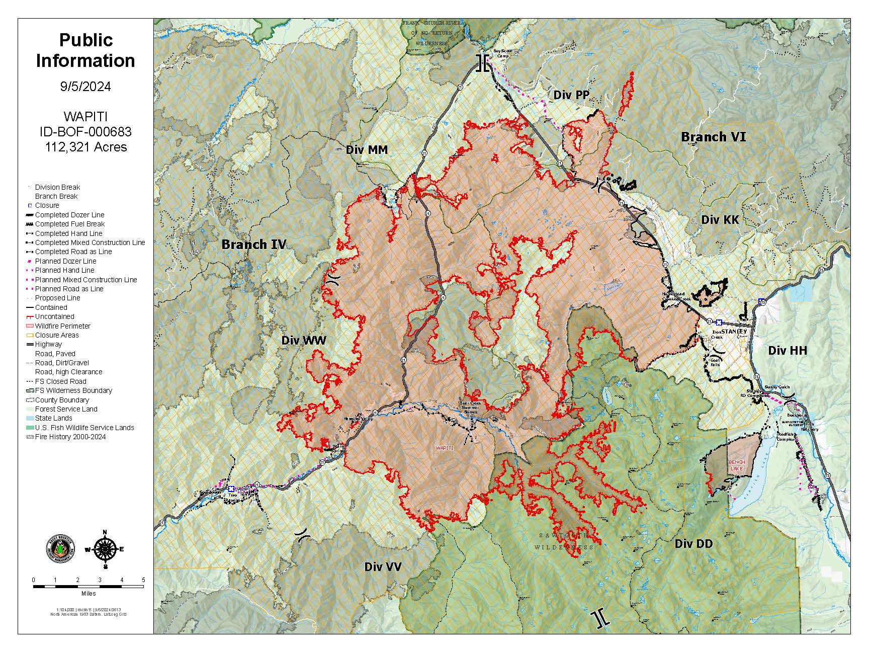 Fire Road Updates Sep 6, 2024 | The Yellow Pine Times