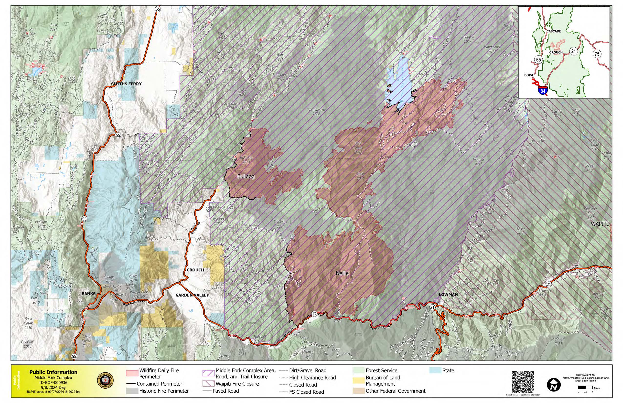 Updated Fire Road Updates Sep 8, 2024 | The Yellow Pine Times