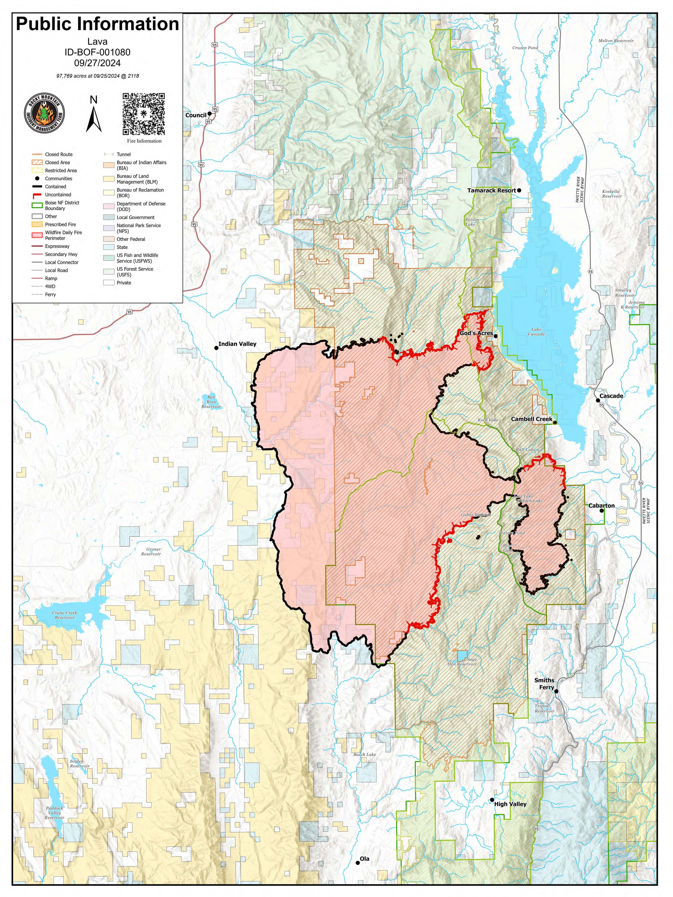 Fire Updates Sep 27, 2024 | The Yellow Pine Times